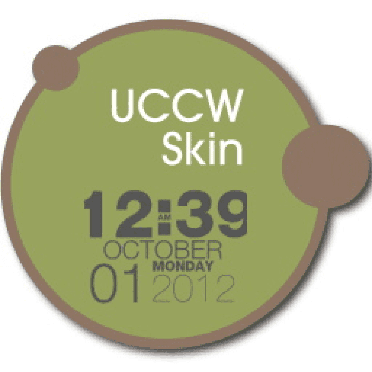 Download Typography UCCW skin for Android free