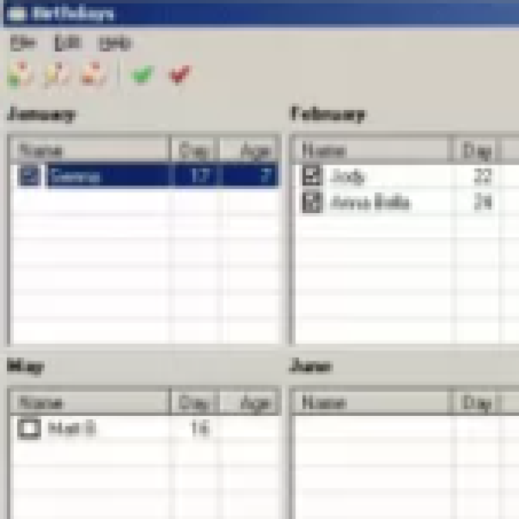 Download Birthdays for Windows PC free