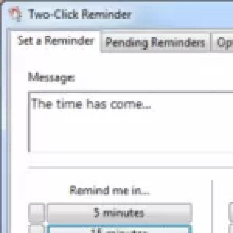Download Two-Click Reminder for Windows PC free